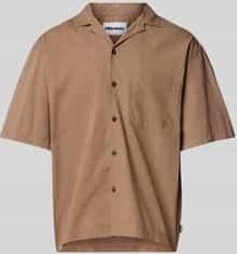 Review Loose Fit Freizeithemd aus Baumwoll-Leinen-Mix