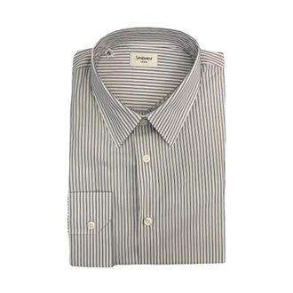 Saint Laurent Baumwollhemd mit Kn&ouml;pfen - - Shirts - Herren - Mehrfarbig - 3XL