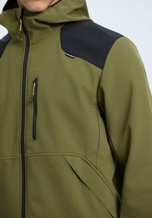 Icepeak Softshelljacke ICEPEAK BUXTON f&uuml;r vielseitige Outdoor-Aktivit&auml;ten, aus Polyester, wasserabweisend