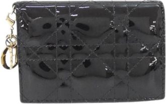 Dior Pre-owned Plastique petite-maroquinerie - Femme - Pre-owned - Noir - Taille: ONE Size