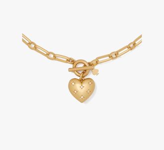 Kate Spade New York My Precious Heart Halskette Knebelverschluss