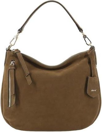 Abro Cuir sac à épaule sac daccessoires Leather Suede Tote Bag JUNA Military kaki
