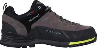 Karrimor Hot Route Wanderschuhe f&uuml;r Herren, Wildleder (Holzkohle/Limone)