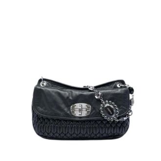 Miu Miu Sac port&eacute; &eacute;paule Pre-owned - Femme - Pre-owned - Noir - Taille: ONE Size