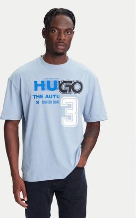 HUGO BOSS T-Shirt Nesite 50544168 Blau Loose Fit