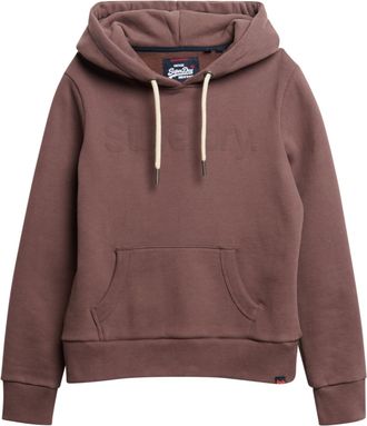 Superdry Damen Farblich abgestimmtes Core Hoodie French Roast Braun 44