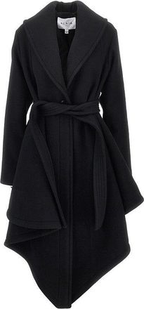 Alaia Wool robe coat with belt Woman 38