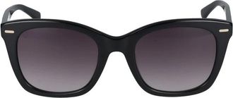 Calvin Klein Femme, Accessoires, Noir, Taille: 52 MM Rectangle Lunettes de soleil