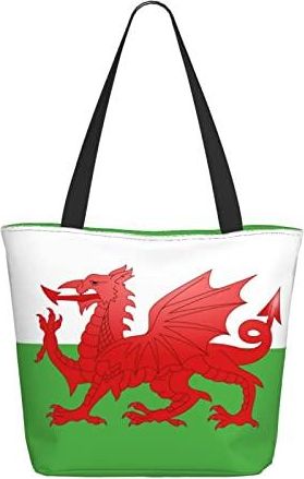 AOOEDM Sac &agrave; provisions pour femme avec drapeau du pays de Galles 13 x 11 x 7 po. Le cadeau parfait pour la Saint-Valentin. Cest de la Saint-Valentin pour ma