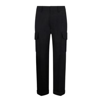 Dsquared2 Tropical Wool Straight Cargo Pant - - Trousers - Herren - Schwarzk - L