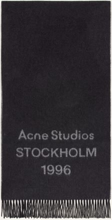 Acne Studios Schal schwarz