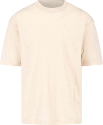 White Sand Linen Blend T-Shirt