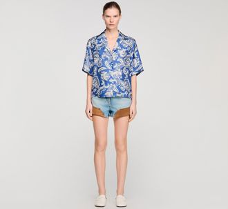 Sandro Chemise &agrave; imprim&eacute; floral