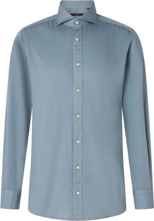 Windsor Homme, Chemises, Bleu, Taille: 4XL Chemise Casual