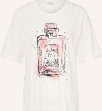 Milano Milano Italy T-Shirt Mit Schmucksteinen weiss
