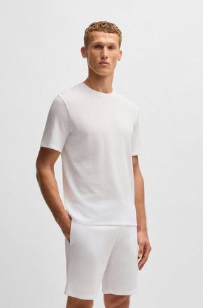 BOSS Pyjamaoberteil Waffle T-Shirt