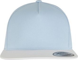 Flexfit Unisex Classic 5 Panel Snapback lightblue/White, one Size