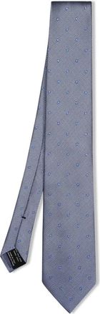 Tom Ford Homme, Accessoires, Bleu, Taille: ONE Size Cravate en soie &agrave; pois