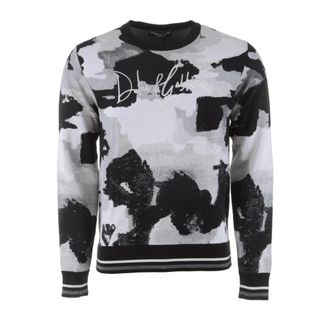 Dolce & Gabbana Herren CrewNeck Pullover Sweater - - Knitwear - Herren - Mehrfarbig - M