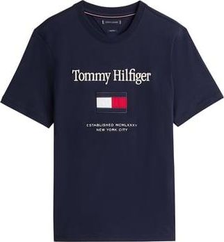 Tommy Hilfiger T-shirt manches courtes avec logo brod&eacute;