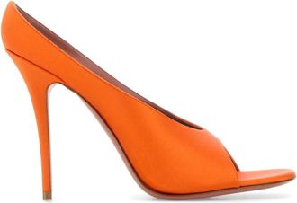Amina Muaddi Femme, Chaussures, Orange, Taille: 36 EU Anok Slipper 105