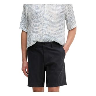A|X Armani Exchange Homme, Shorts, Bleu, Taille: W34 Shorts &agrave; logo plaqu&eacute;
