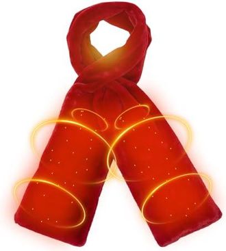 Generic &Eacute;charpe de poche &agrave; fermeture &eacute;clair - Cache-cou thermique, accessoire de mode de rangement cach&eacute;, design ch&acirc;le dhiver en peluche, sac de transport s&eacute;c