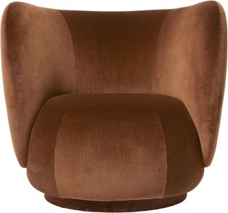 Ferm Living Fauteuil en velours Rico Ferm Living