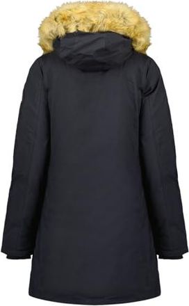 Canadian Peak Dinastipeak Lady - Parka Longue Epaisse Chaude Femme Automne Hiver - Manteau Fin Capuche Fausse Fourure - Blouson Coupe Vent - Doudoune Elegante Femme