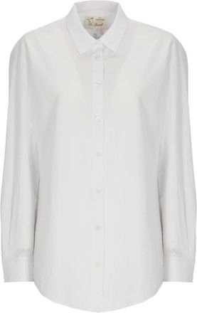Saint Barth Femme, Blouses et Chemises, Blanc, Taille: 40 FR Brigitte Shirt