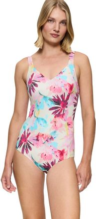 Triumph Summer Fleur OW 01, One Piece Swimsuit Damen, Mehrfarbig (Pink - Dark Combination), 48