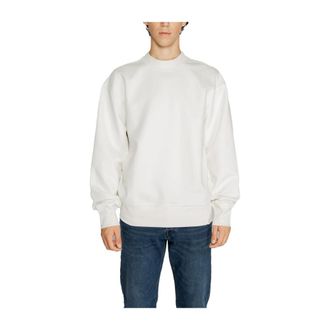 Calvin Klein Interlock Crew - - Sweatshirts & Hoodies - Herren - Wei&szlig; - 2XL