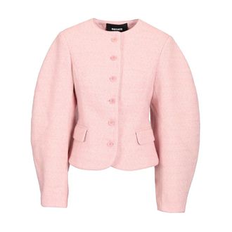 Rotate Cocoon-&Auml;rmel-Jacke - - Jackets - Damen - Rosa - L