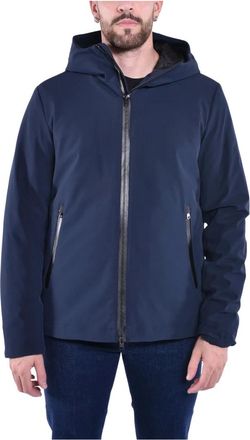 Woolrich Homme, Vestes, Bleu, Taille: S Veste dhiver Tech Softshell
