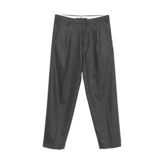 Incotex Pantalon droit &agrave; pinces - Homme - Pantalons - Gris - Taille: L