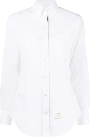 Thom Browne Poplin Classic Hemd - - Blouses & Shirts - Damen - Wei&szlig; - L