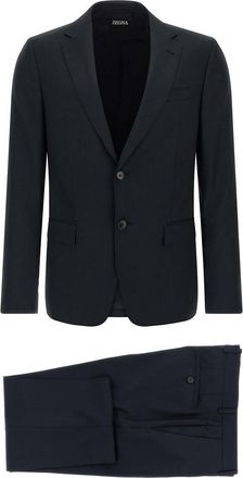 Ermenegildo Zegna Knielanges Kleid - Blau