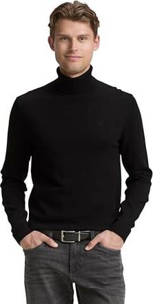 Tom Tailor 1048216 Pull-Over, 29999-Black, S Homme