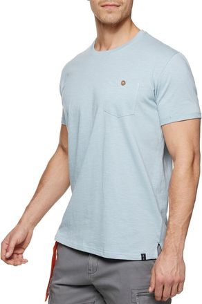 Indicode Herren INJon T-Shirt mit Brusttasche aus 100% Baumwolle | Herrenshirt Sommershirt M&auml;nner Ether, XXL