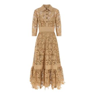 Elie Saab Femme, Robes, Beige, Taille: 38 FR Robes