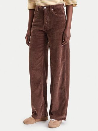 Roxy Stoffhose Surf Crush ERJNP03727 Dunkelbraun Relaxed Fit