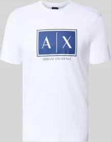 A|X Armani Exchange T-Shirt mit Logo und Rundhalsausschnitt