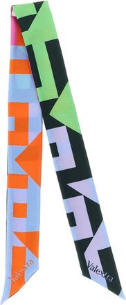 Valextra Femme, Accessoires, Multicolore, Taille: ONE Size Love Lines Silk Band