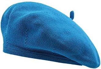 Generic B&eacute;ret pour femme - L&eacute;ger et respirant - Couleur unie - Avec visi&egrave;re, bleu, M