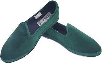De Fonseca Les Originaux Friulane, Ballerines Italiennes Chic pour Femme, Velours Doux lhiver et Le Printemps, Confortable Ballerine Vert, Noire et Rouge, Premi&egrave;