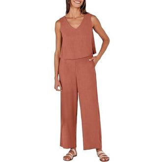 Generic Ensemble de v&ecirc;tements de d&eacute;tente pour femme - Automne et hiver - Pantalon athl&eacute;tique d&eacute;contract&eacute; marron chocolat - Surv&ecirc;tement en polaire assorti pour