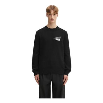 Maison Margiela Round-Neck Strickwaren - - Knitwear - Herren - Schwarzk - S