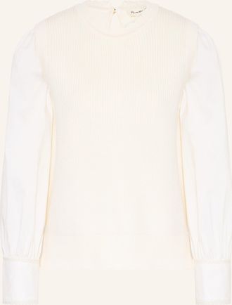 Phase Eight Blusenshirt Fleur Im Materialmix weiss