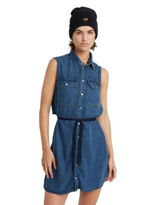 G-Star G-Star RAW Womens Dresses Multi Zip Dress Wmn, Grau (wild Dove gd D24624-C106-G486), M