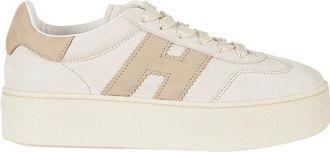 Hogan Femme, Chaussures, Beige, Taille: 39 EU Cool Allacciato H